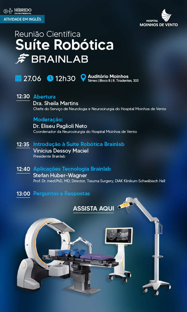 Suíte Robótica - BRAINLAB - Porto Alegre, 27 de junho de 2024